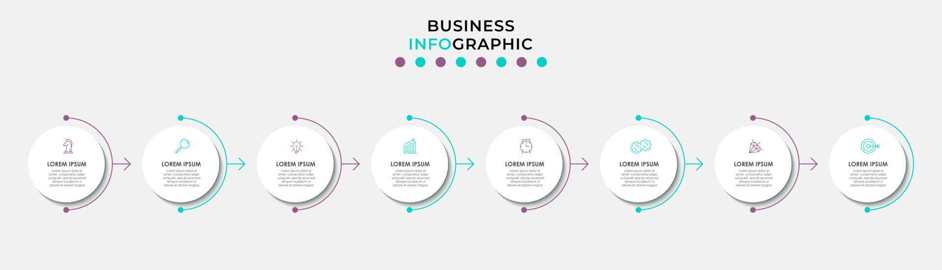8 Step Infographic Vector Art, Icons, and Graphics for Free Download