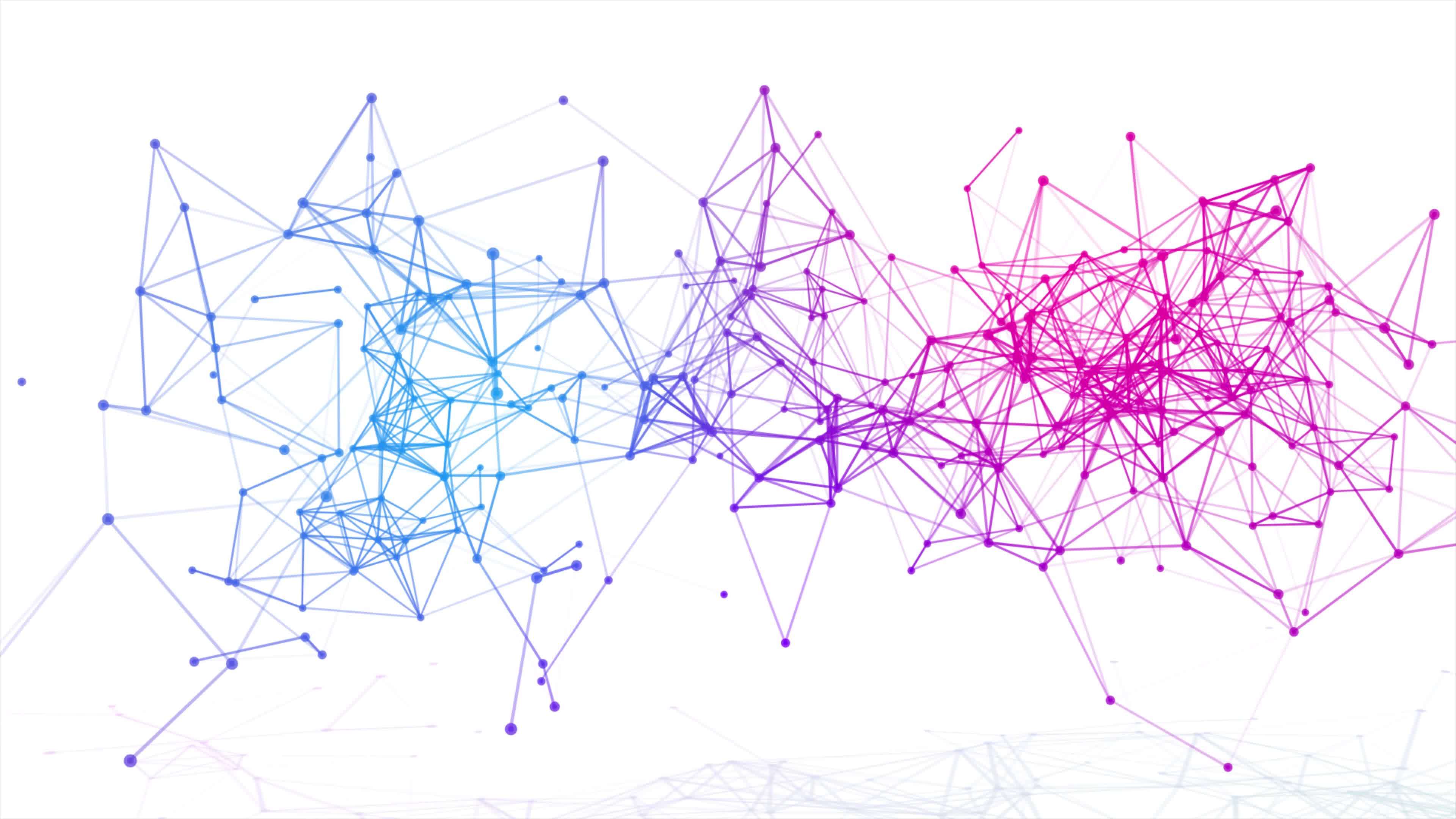 Plexus Network Abstract Technology Technology Abstract Animation Business Network Concept