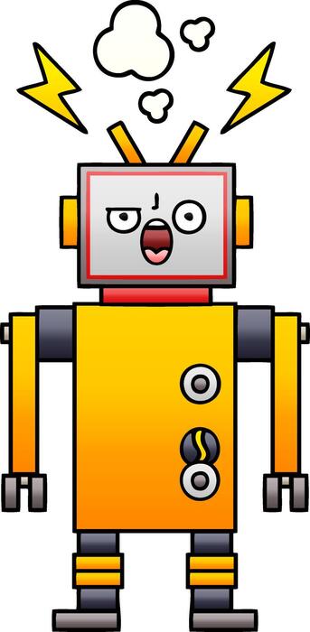 Broken Robot Vector Art, Icons, and Graphics for Free Download