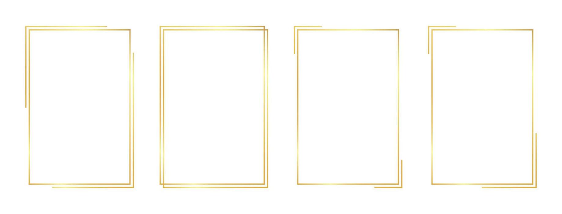 Gold Rectangle Frame Vector Art, Icons, and Graphics for Free Download