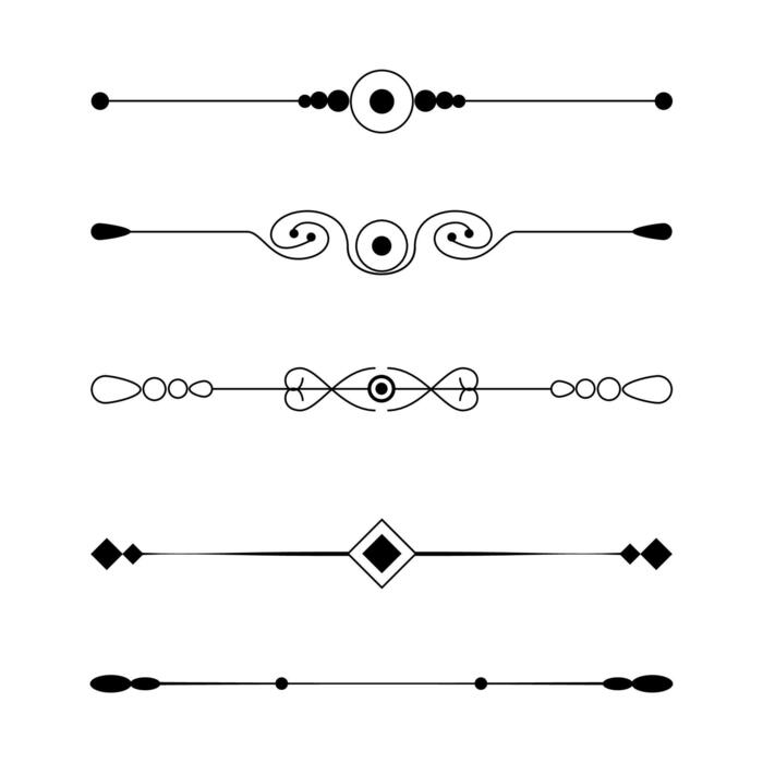 Ornamental Lines Vector Art, Icons, and Graphics for Free Download