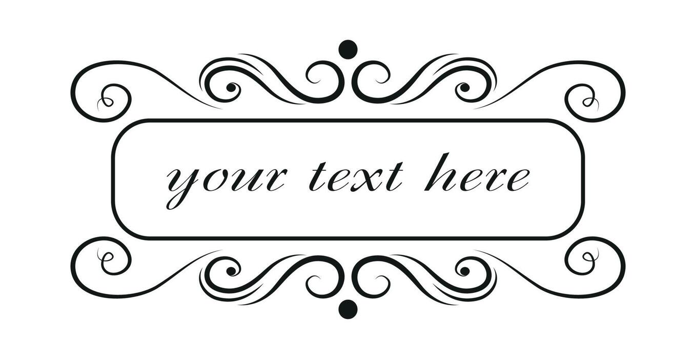 Text Border Vector Art, Icons, and Graphics for Free Download