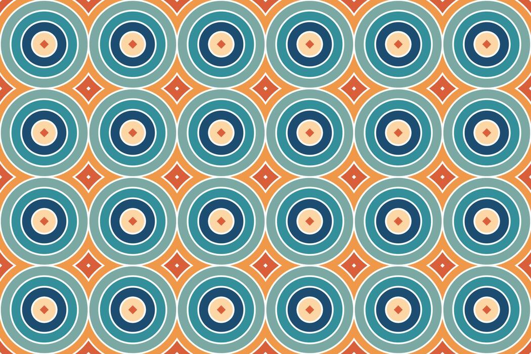 Retro Circle Pattern Vector Art, Icons, and Graphics for Free Download