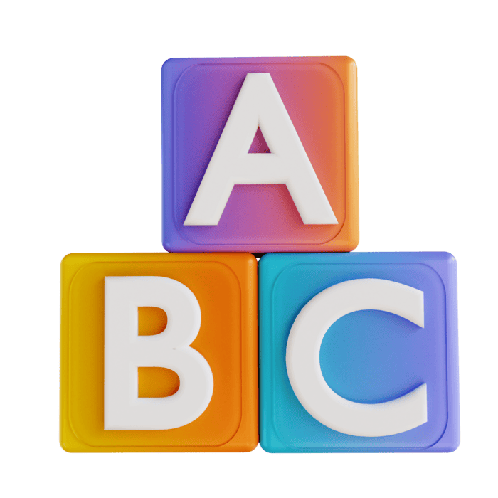 Colorful Alphabet PNGs for Free Download