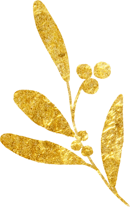 Eucalyptus Leaves Gold PNGs for Free Download