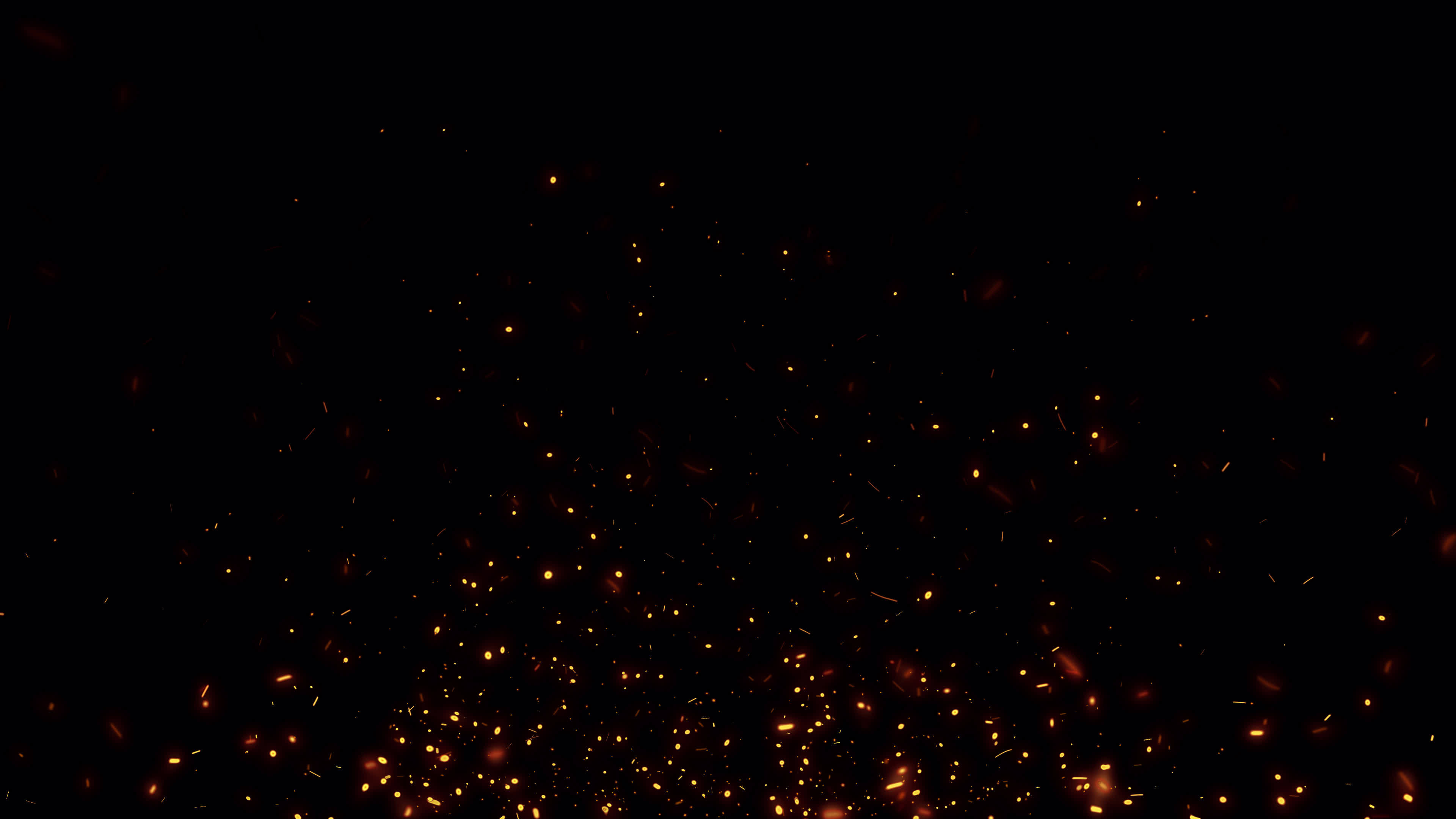 Fire particles sparks rising up on black background 10888473 Stock Video at Vecteezy
