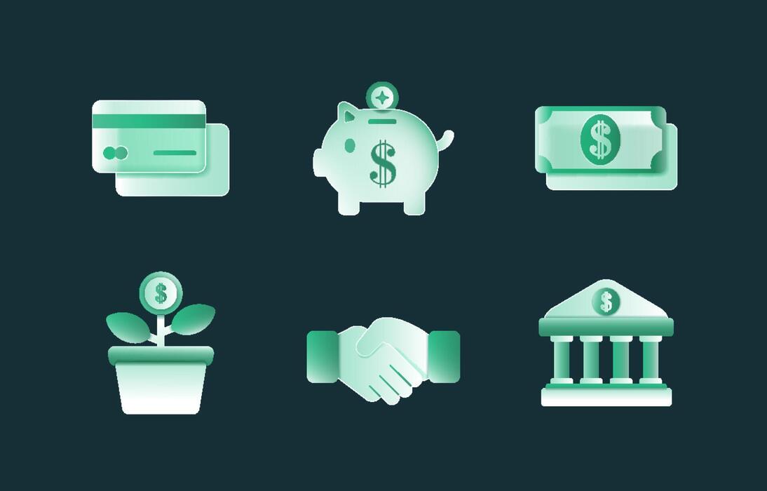 Financial Icons Vector Art, Icons, and Graphics for Free Download