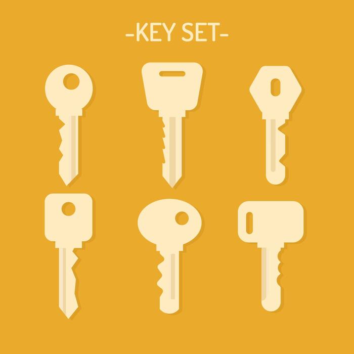 Key Silhouette Vector Art, Icons, and Graphics for Free Download