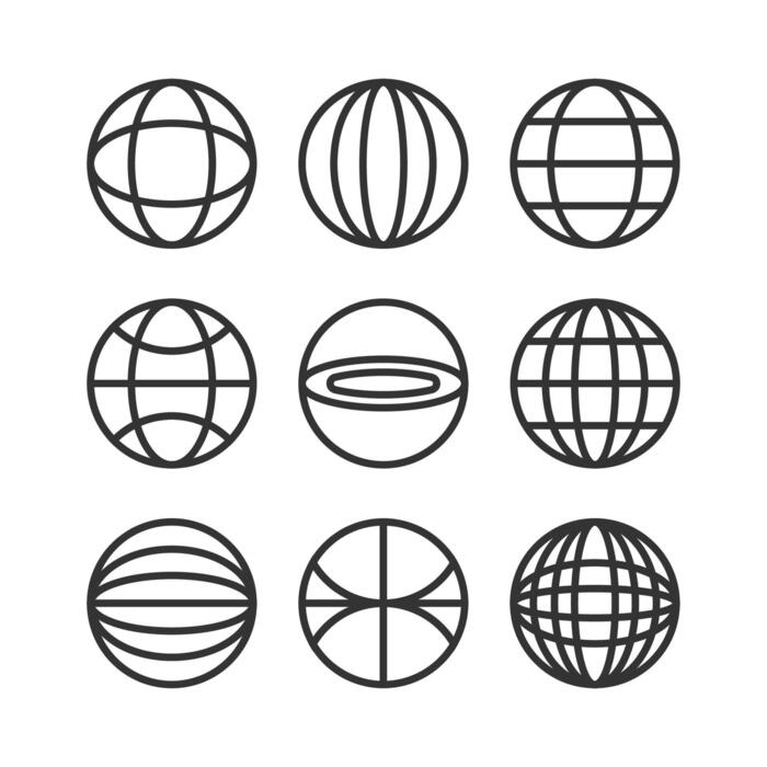 Simple Globe Vector Art, Icons, and Graphics for Free Download