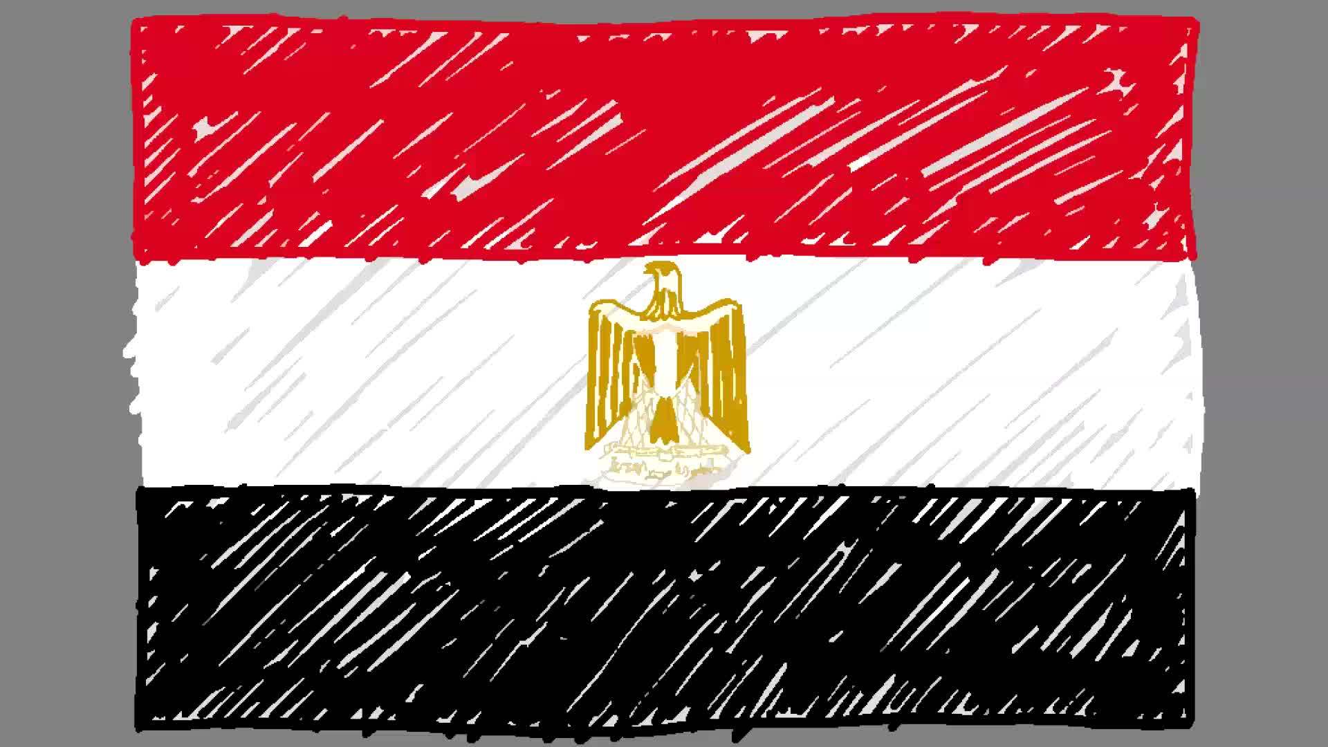 Egyptian Flag Stock Video Footage for Free Download