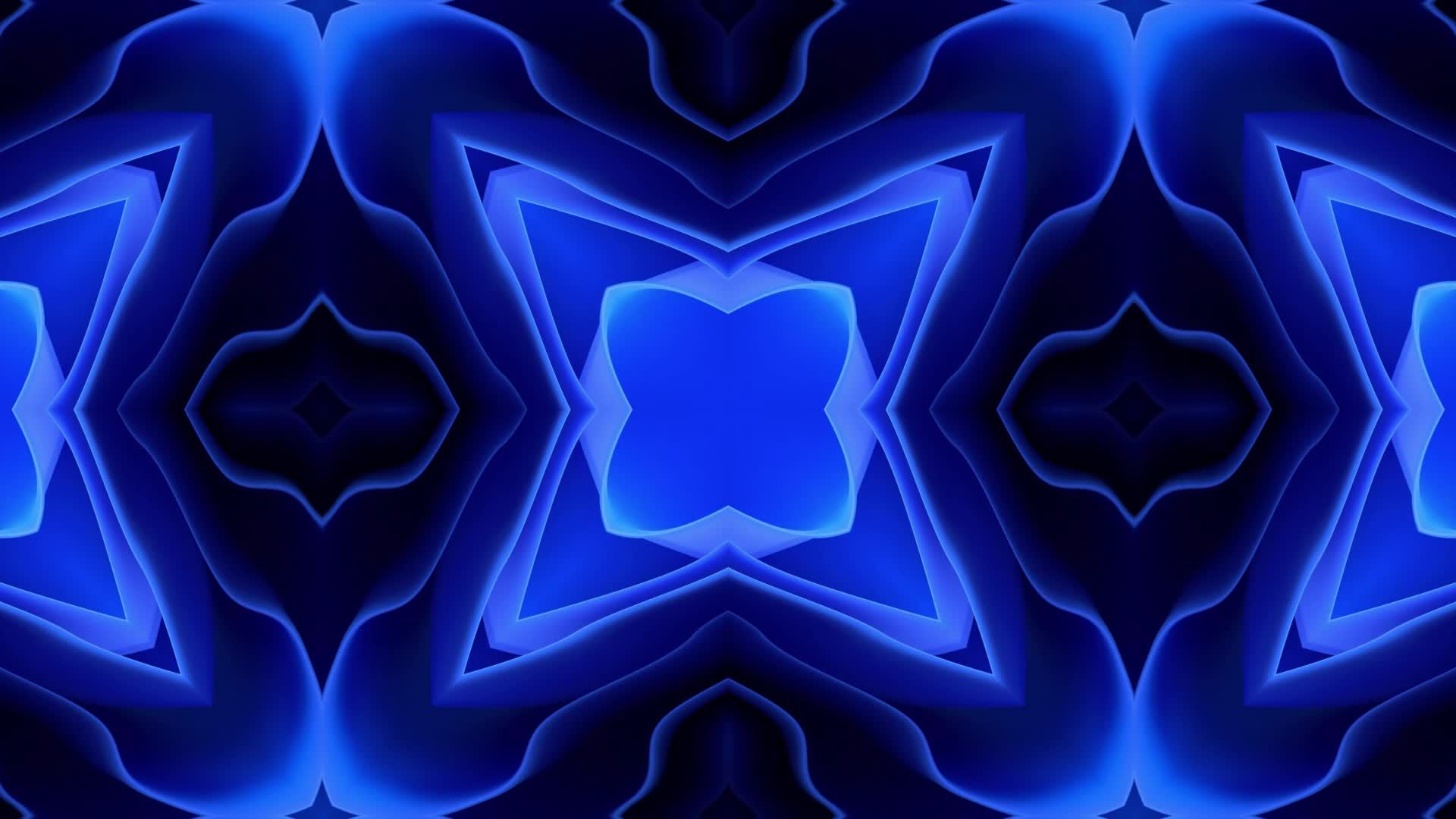 Abstract Motion Kaleidoscope with geometric pattern. Kaleidoscope Mandala Abstract Background ...