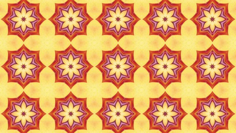 Abstract Motion Kaleidoscope with geometric pattern. Kaleidoscope Mandala Abstract Background ...