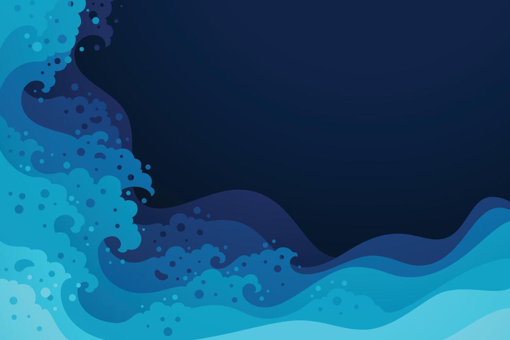 Ocean Waves Border Vector Art, Icons, and Graphics for Free Download