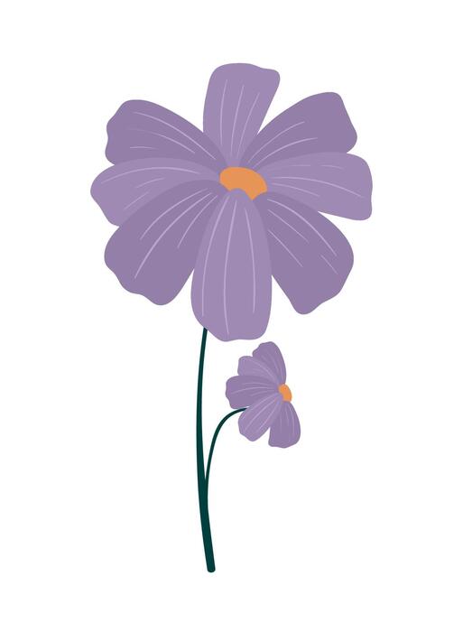 Violet Flower Vector Art, Icons, and Graphics for Free Download