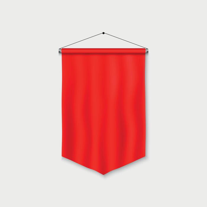 Pennant Mockup Vector Art, Icons, and Graphics for Free Download