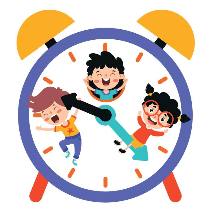 Time Kids Vector Art, Icons, and Graphics for Free Download