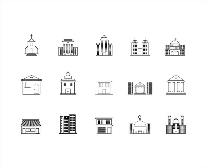 Architecture Symbols Vector Art, Icons, and Graphics for Free Download