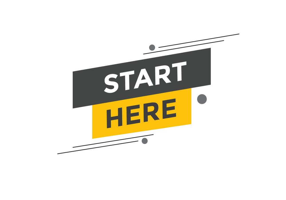 Start Here Icon Vector Art, Icons, and Graphics for Free Download