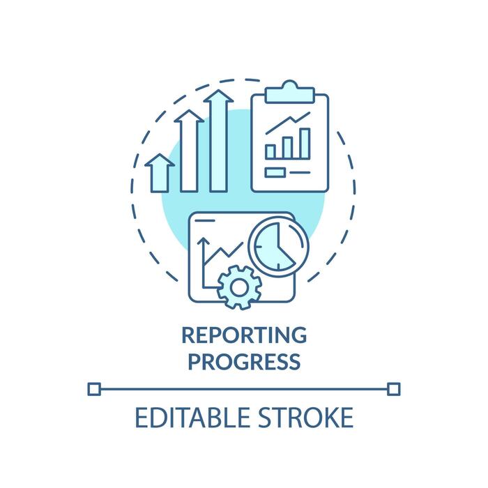 Progress Report Vector Art, Icons, and Graphics for Free Download