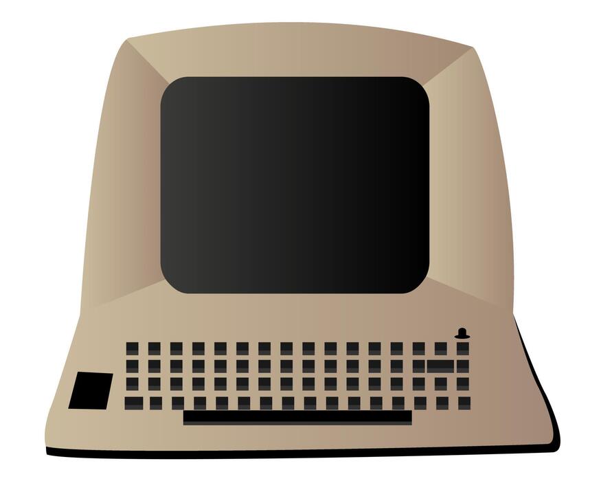 Old Computer Vector Art, Icons, and Graphics for Free Download