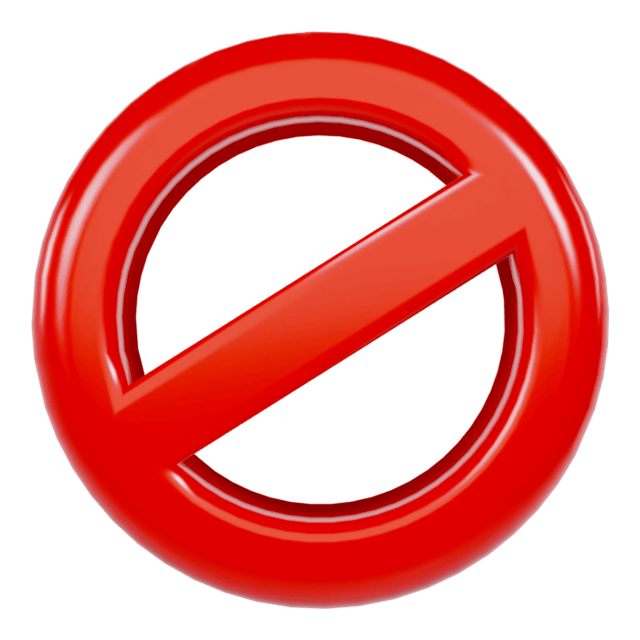 Prohibited Sign PNGs for Free Download