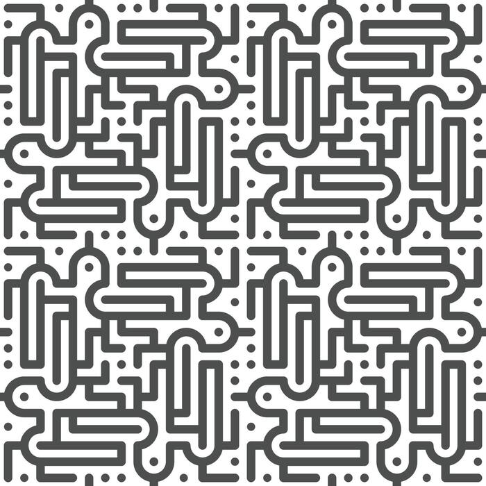 Seamless Geometric Line Pattern Vector Art, Icons, and Graphics for ...