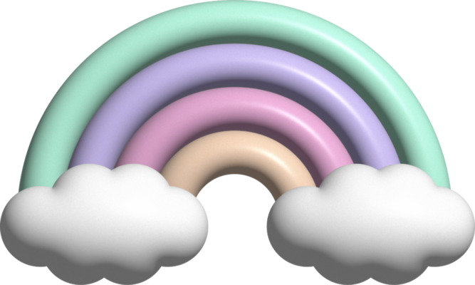 Rainbow Cartoon PNGs for Free Download