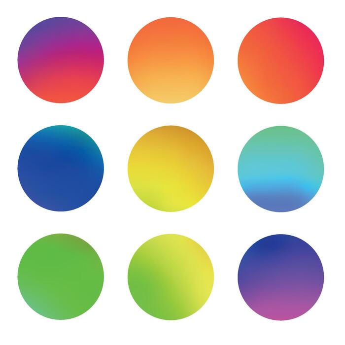 Rainbow Gradient Circle Vector Art, Icons, and Graphics for Free Download