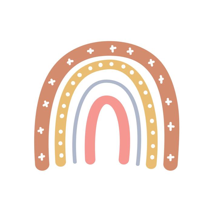 Boho Rainbow Vector Art, Icons, and Graphics for Free Download