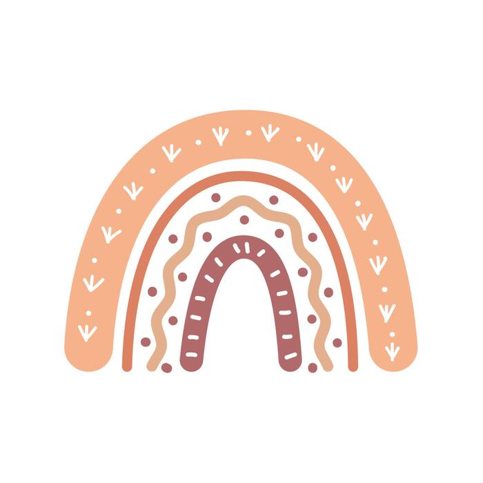 Boho Rainbow Vector Art, Icons, and Graphics for Free Download