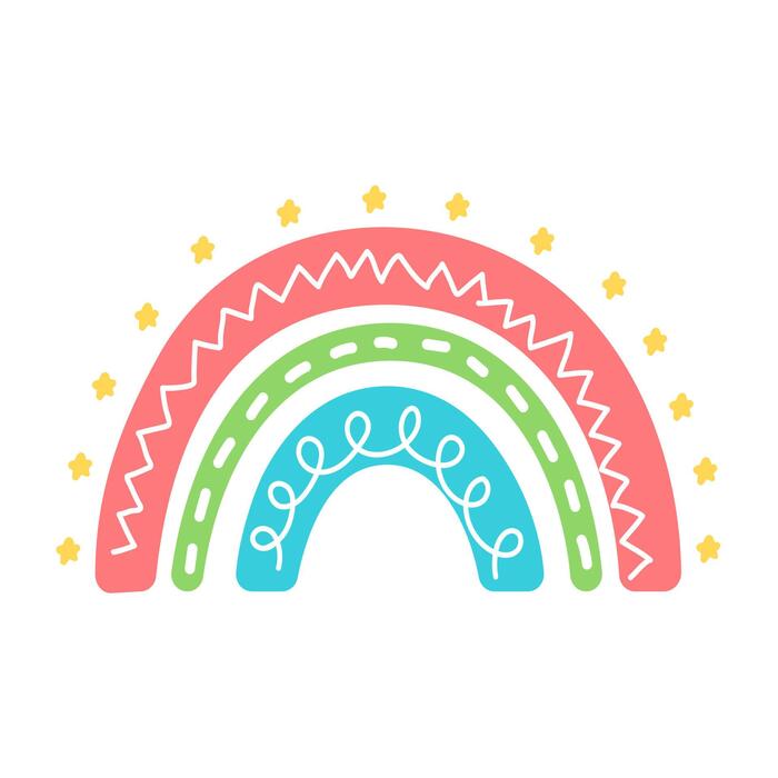 Boho Rainbow Vector Art, Icons, and Graphics for Free Download