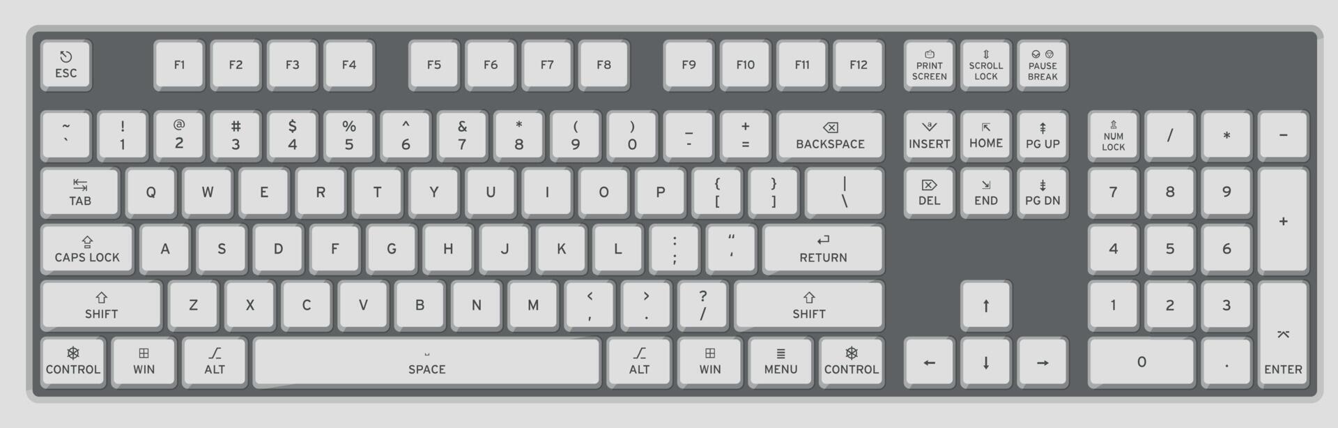 Keyboard Vector Art, Icons, and Graphics for Free Download