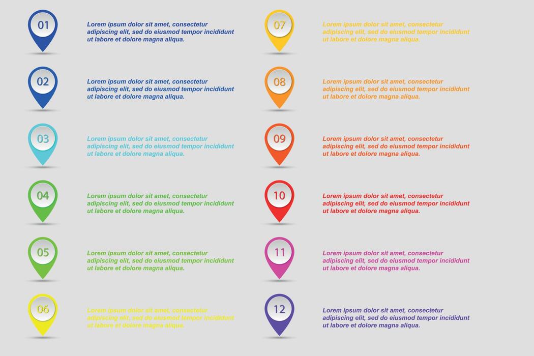 Bullet Point List Vector Art, Icons, and Graphics for Free Download