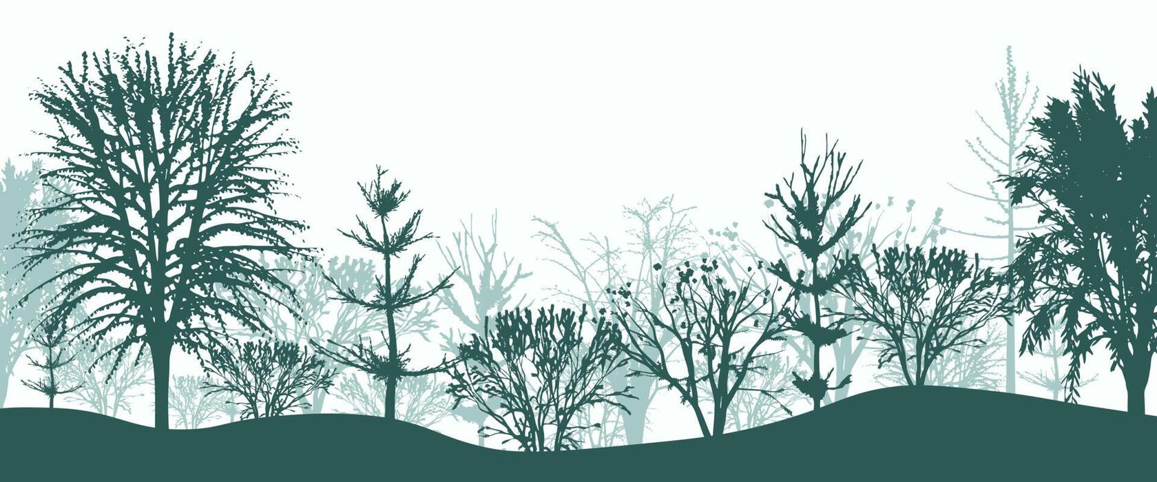 Forest Trees Vector Art, Icons, and Graphics for Free Download