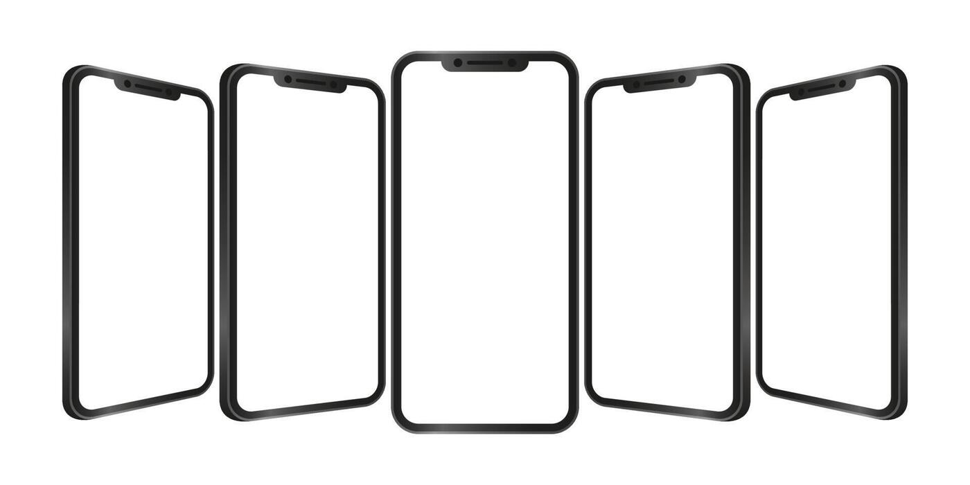 Phone Mockup Vector Art Icons And Graphics For Free Download