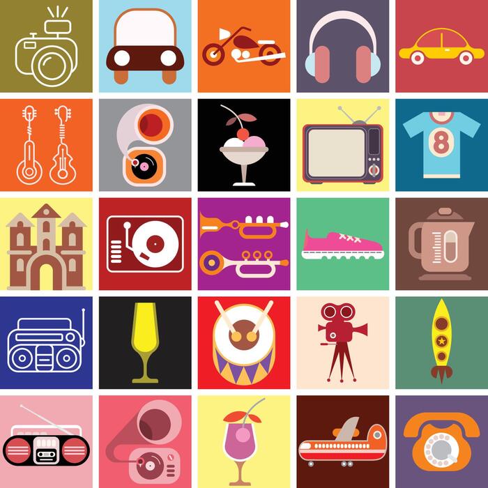 Random Objects Vector Art, Icons, and Graphics for Free Download