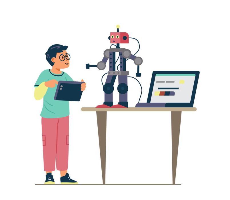 Robot Programming Vector Art, Icons, and Graphics for Free Download