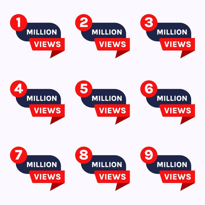 Youtube Views Vector Art, Icons, and Graphics for Free Download