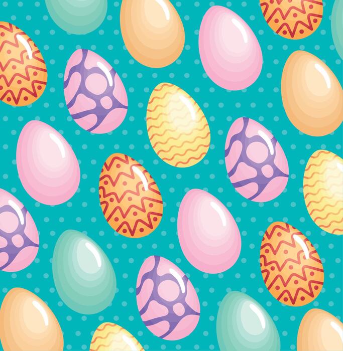 Happy Easter Pattern Vector Art, Icons, and Graphics for Free Download