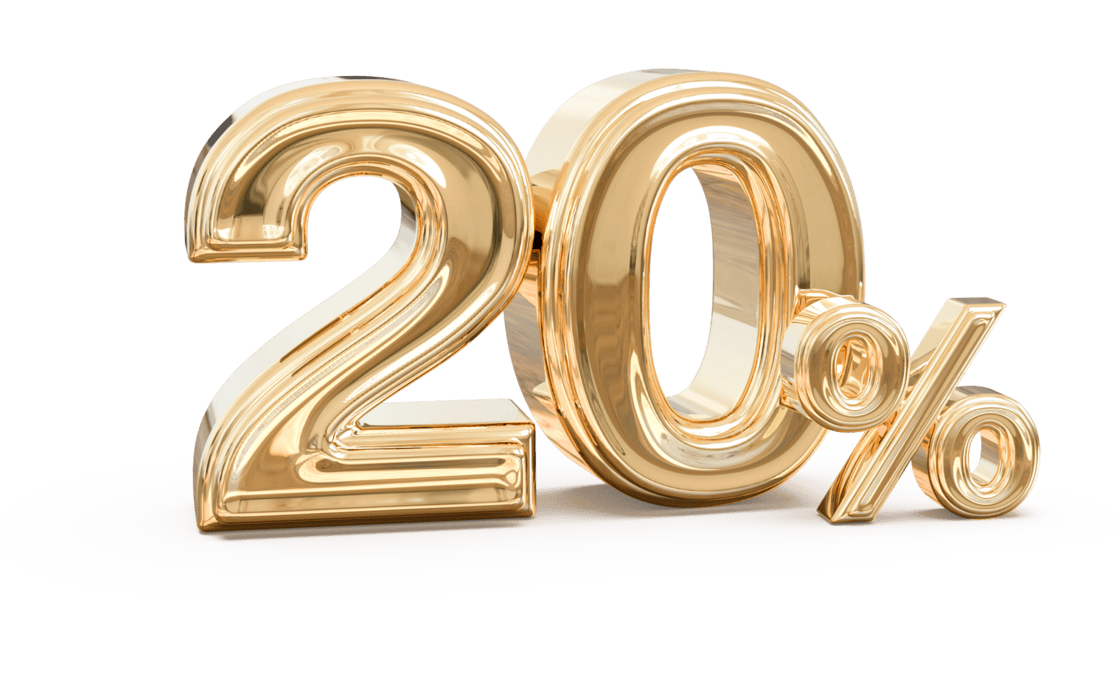 Number 20 PNGs for Free Download