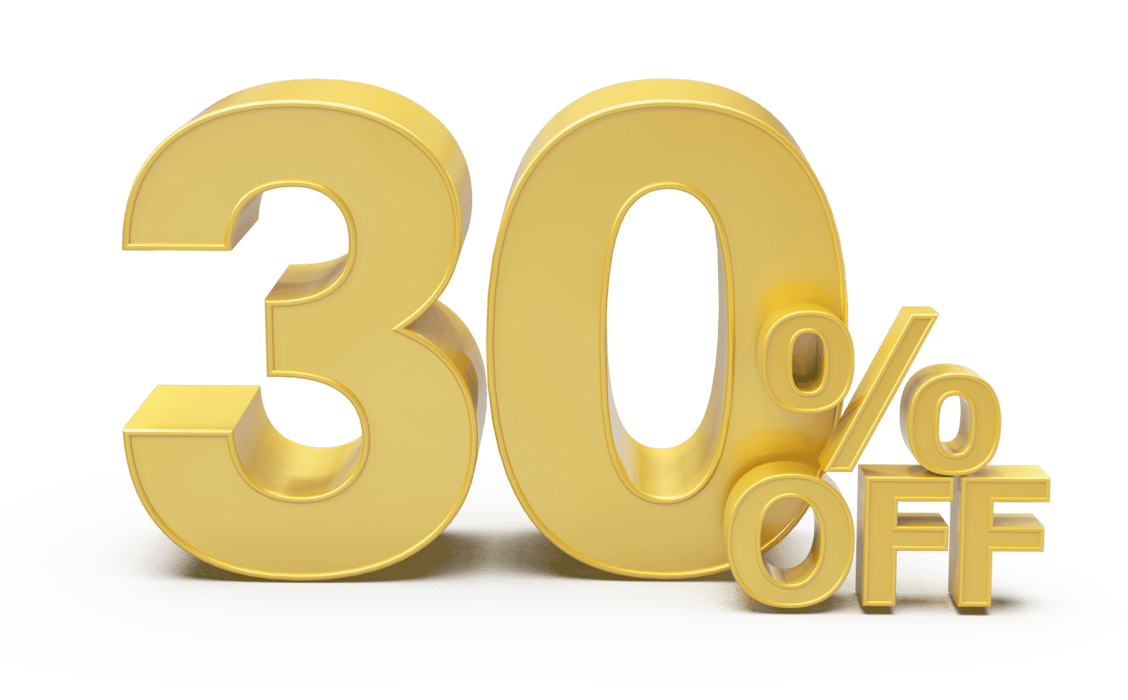 30 Percent Off PNGs for Free Download