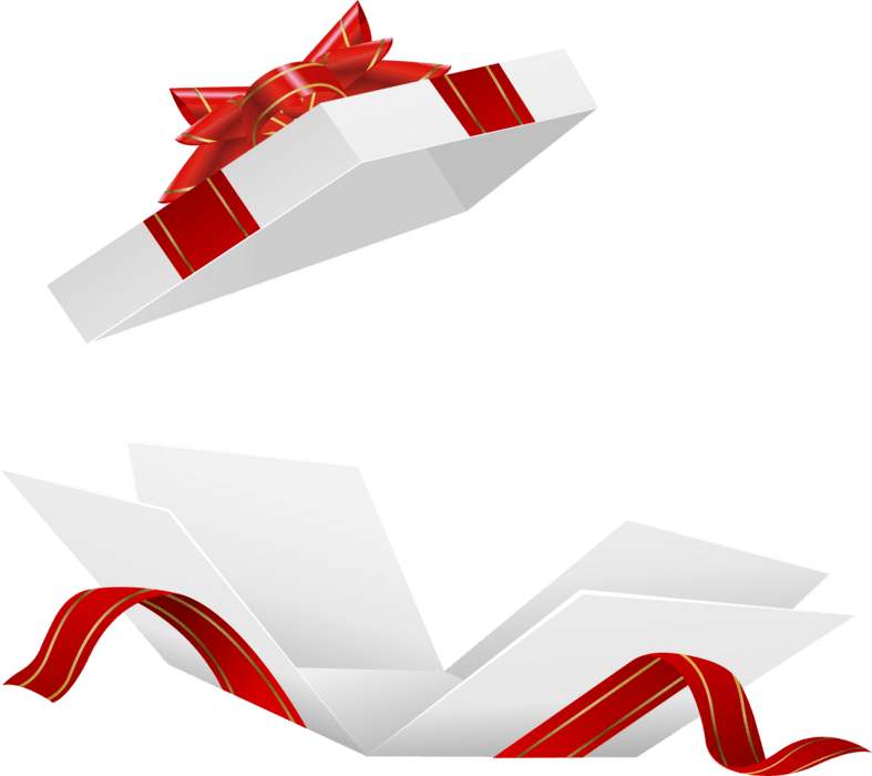 Open Gift Box PNGs for Free Download
