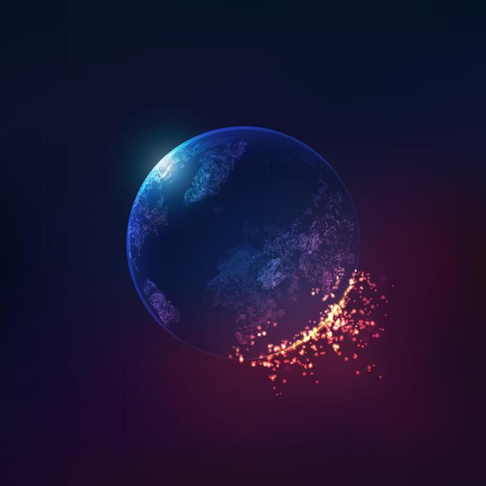 Exploding Planet Vector Art, Icons, and Graphics for Free Download