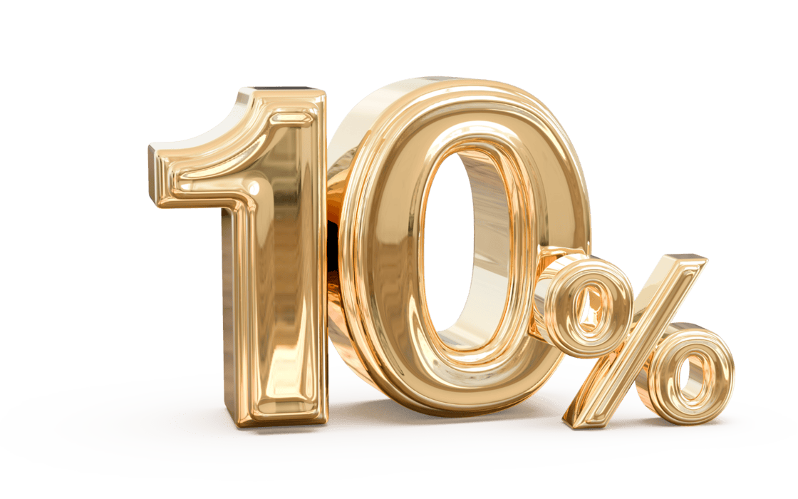 10 Percent Off PNGs for Free Download