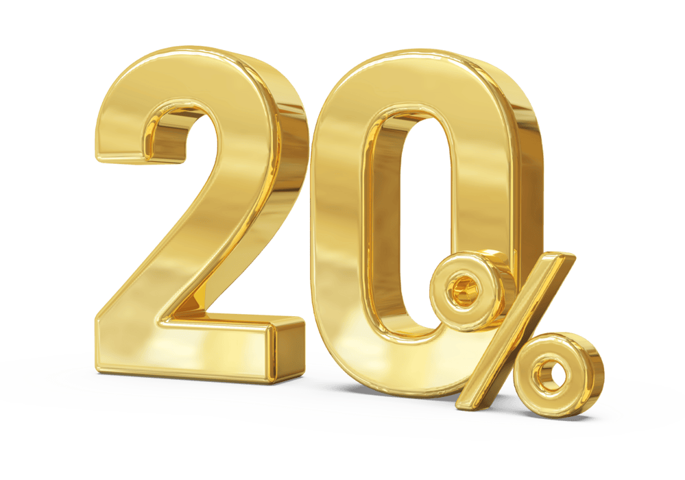 20 Percent Off PNGs for Free Download