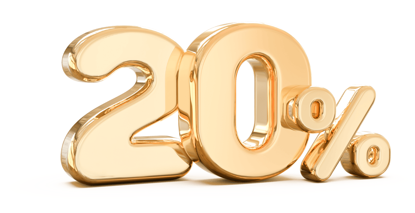 Number 20 PNGs for Free Download