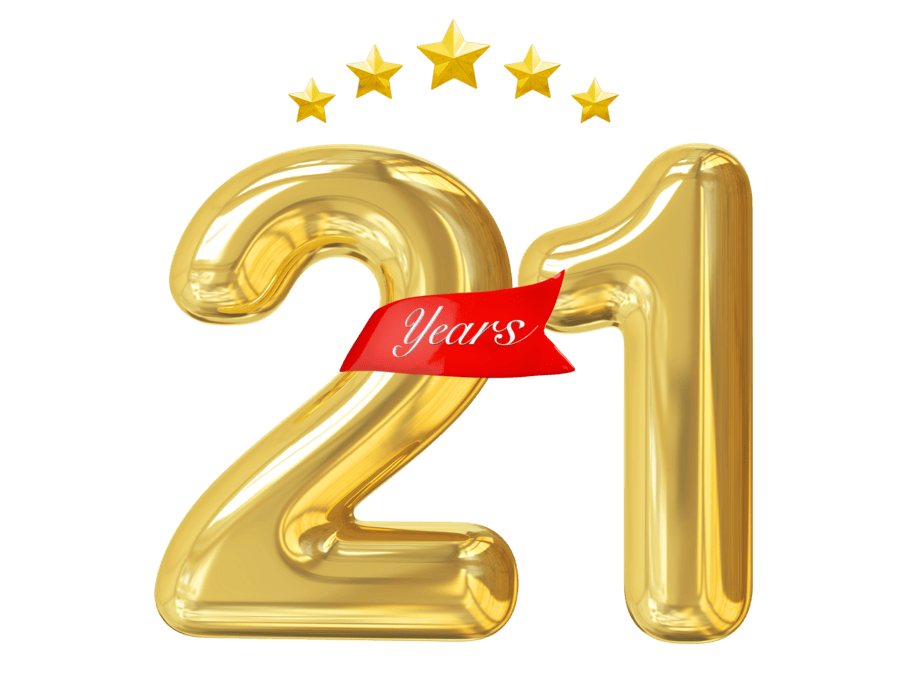 21 Years PNGs for Free Download