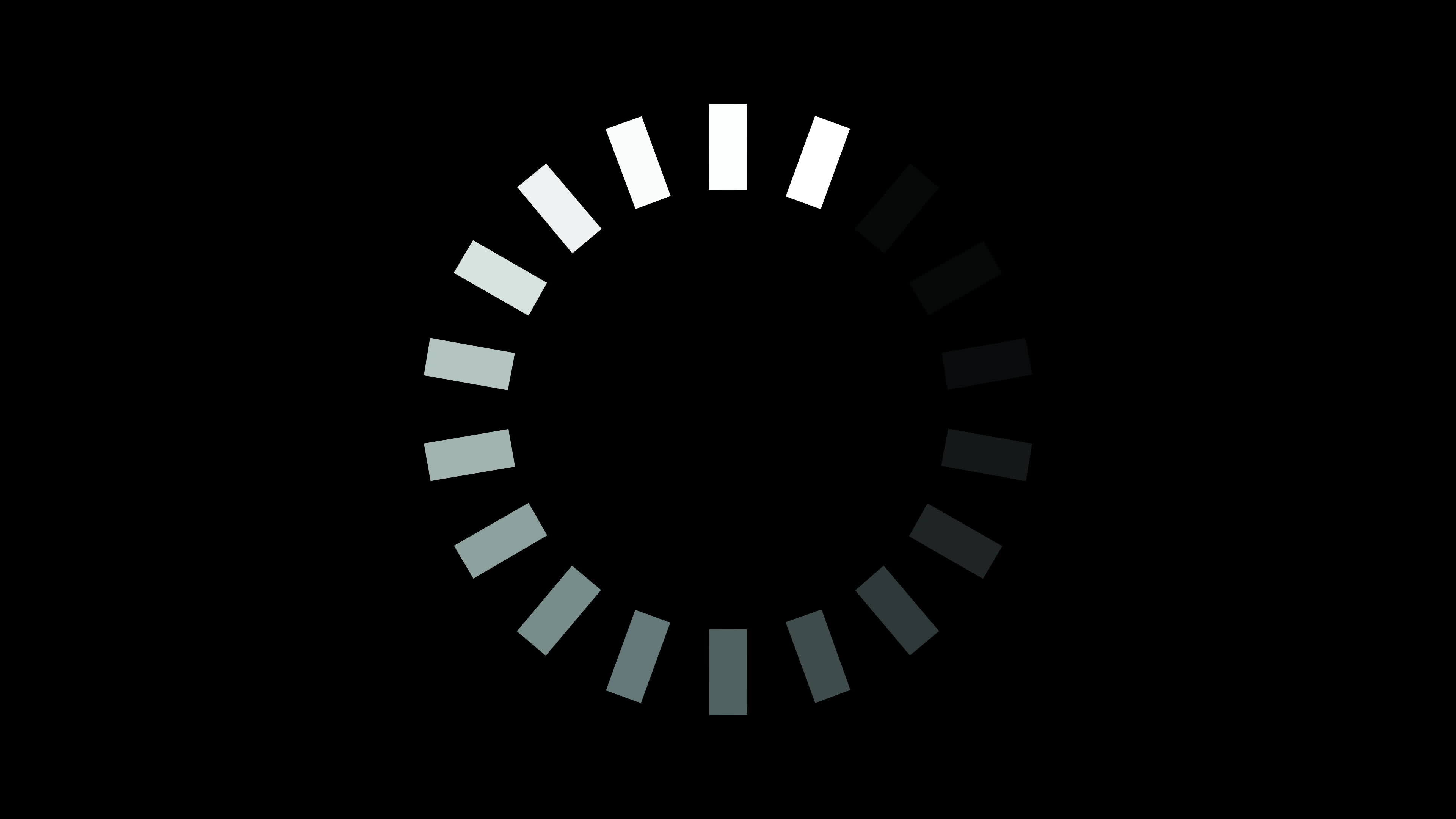 animação carregando círculo carregando animação em fundo verde 11334492 ...