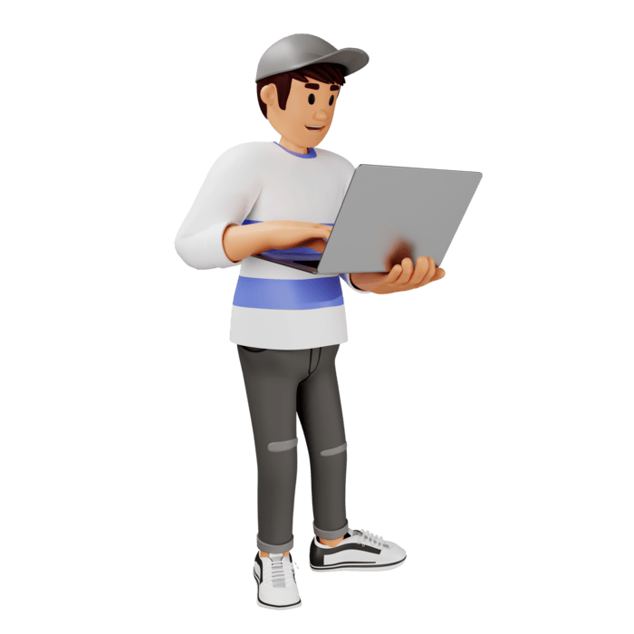 Man With Laptop PNGs for Free Download