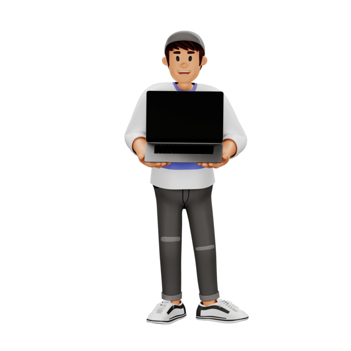 Man With Laptop PNGs for Free Download